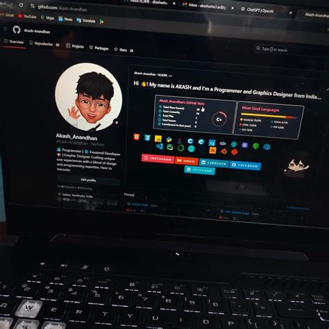 Today I Updated My Git Hub Profile With A Readmemd File And It Was Looking Great Do Check Out