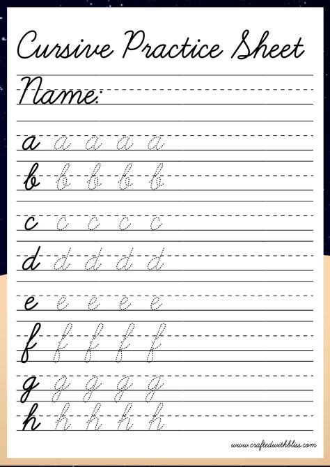 Cursive Writing Worksheets Cursive Writing Worksheets Cursive