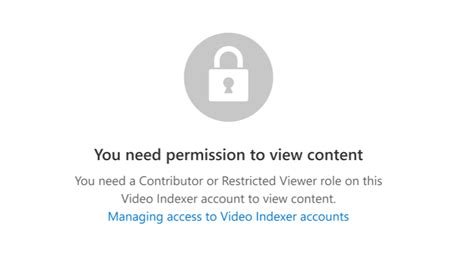 Manage Access To An Azure Ai Video Indexer Account Microsoft Learn