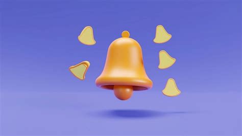 Premium Ai Image 3d Minimal Turnon Notification Concept New Update Reminder New Notification