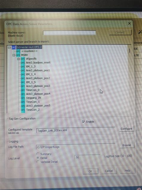 Opc Factory Server Class Not Registerd Error Import Tags Into Aveva Plant Scada Schneider