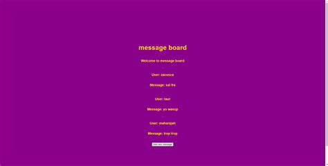 Github Llaaurmessageboard
