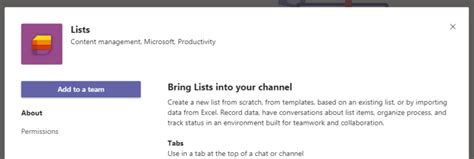 Lists App für Microsoft Teams Topedia Blog