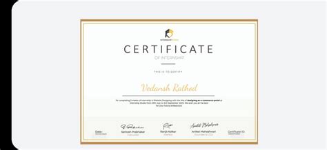 Vedansh Rathod On Linkedin Done Internship