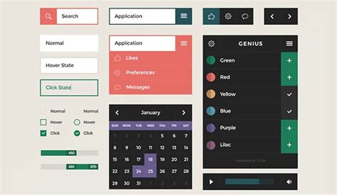 Top 50 Free Web Ui Kits And Templates Flat Ui Flat Web Design Ui Kit