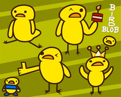 Cute Birdblobs By Skilledfella On Newgrounds