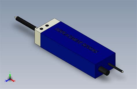 位移传感器ug模型图纸下载 懒石网