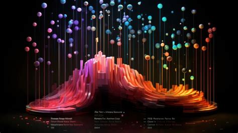 premium ai image big data information flow on dark background