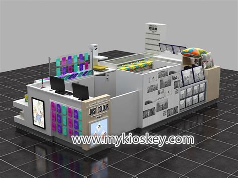 Mobile Phone Shop Interior Counter Design For Phone Accessories Kiosk