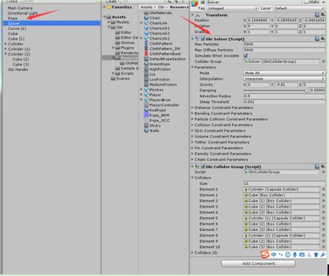 Obi Advanced Rope Simulation 绳索插件学习文档obi Rope 文档 Csdn博客