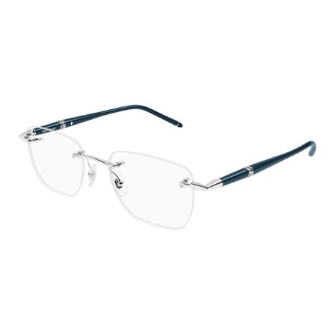 Montblanc MB0346O - 002 Silber | Brillen Mann