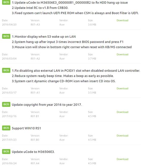 Aspire TC Which BIOS Updates Should I Install If Any Acer Community