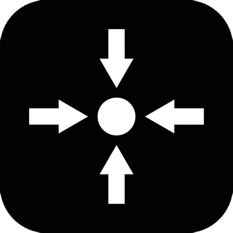 arrows small square arrow rounded resizing option resize view icon
