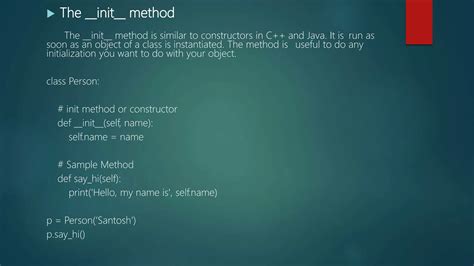 Class Object And Inheritance In Python Pptx