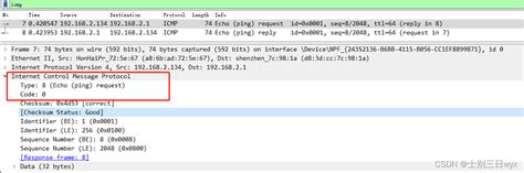 wireshark抓包分析icmp协议 wireshark抓ping包分析数据报格式 csdn博客
