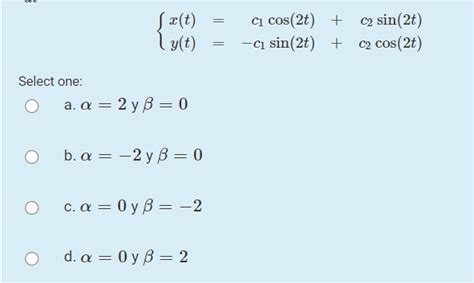 Solved if What are the values of the parameters α and β If Chegg