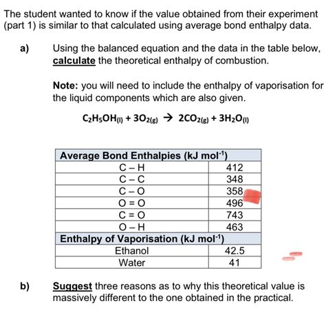 Solved 2 Using The Balanced Equation And The Data In The