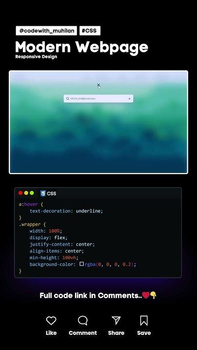 Modern Website Layout Css Coding Responsivewebsite Modern Website