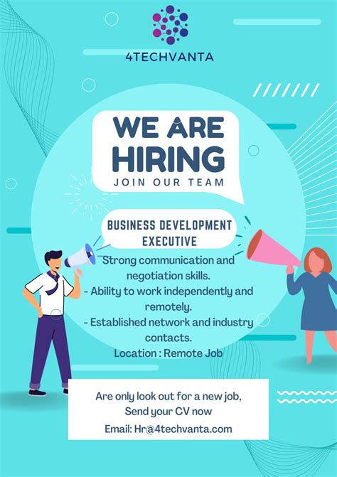 4techvanta On Linkedin Businessdevelopment Remotework Jobopportunity