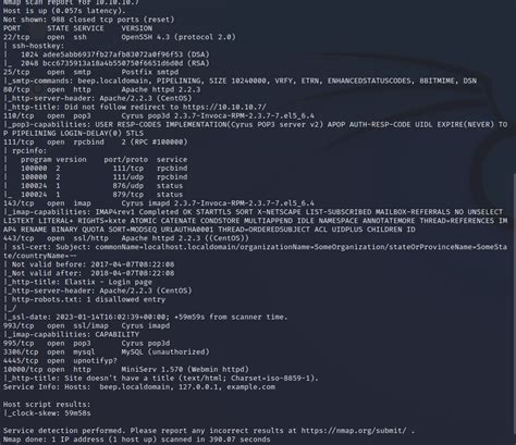 htb 2 — beep disclaimer this is not a tutorial… by ilamour medium