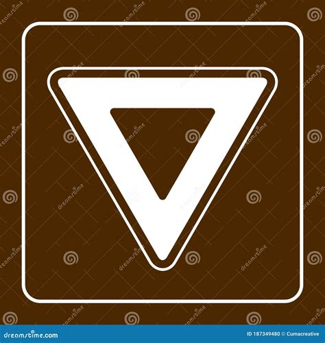 Upside Down Triangle Outline