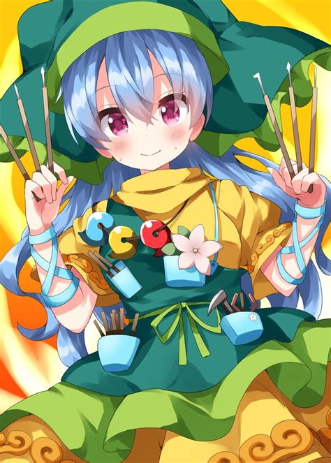 Haniyasushin Keiki Touhou Drawn By Ruutksymkw Danbooru