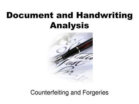 Ppt Document And Handwriting Analysis Powerpoint Presentation Free