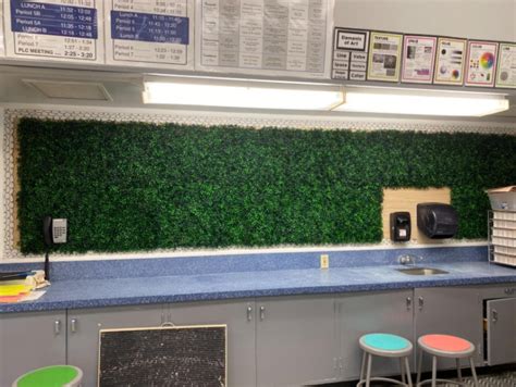 Classroom Greenery Wall Ideas Nylas Crafty Teaching