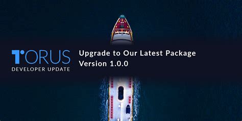 Upgrade To Our Latest Package Version V100