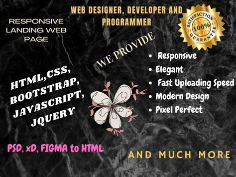 Responsive Landing Page Using Html Css Bootstrap Upwork