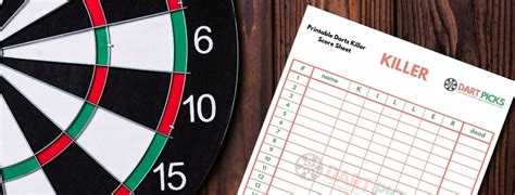Printable Darts Scoresheet