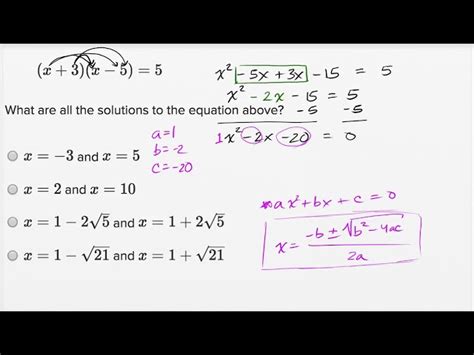 Quadratic Equations Exercises With Answers Tessshebaylo
