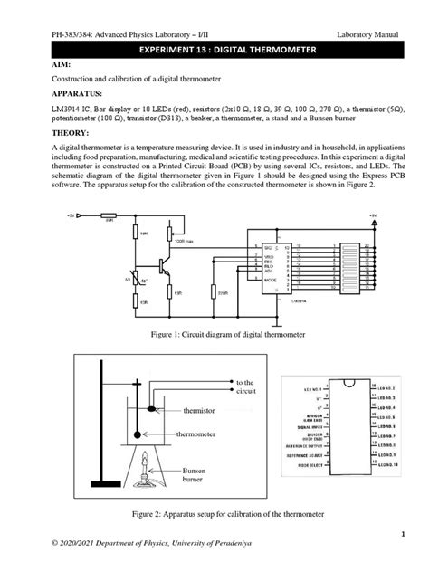 13 Digital Thermometer Ii Pdf Printed Circuit Board Electronic