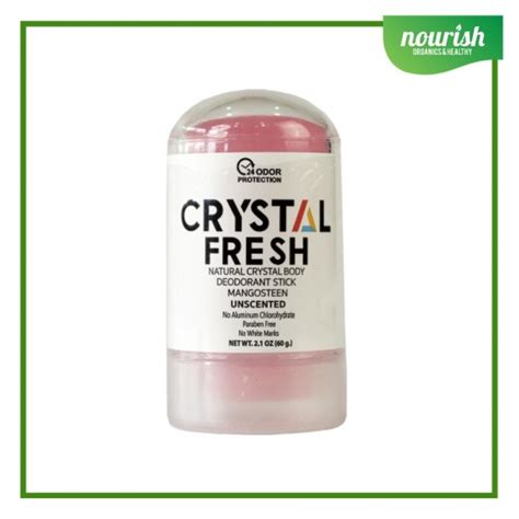 Crystal Fresh Natural Body Deodorant Stick Unscented Mangosteen 60g