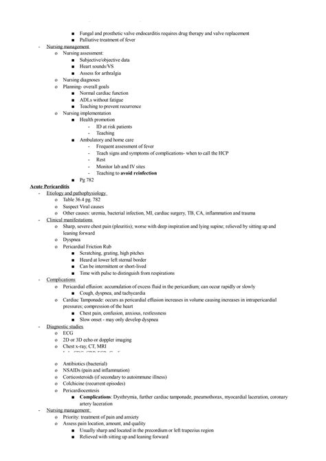 Solution Chapter 36 Lewis Medical Surgical Nursing Notes Studypool