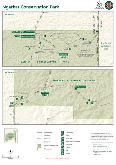 Ngarkat Conservation Park Map 2 By Department For Environment And Water Avenza Maps