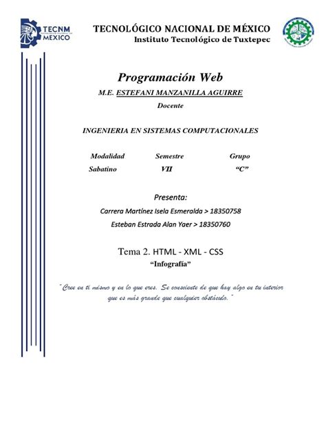 Infografia Html Pdf Html Script Java