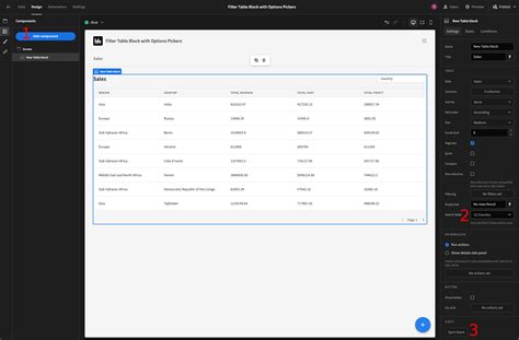Filter Table With Options Picker