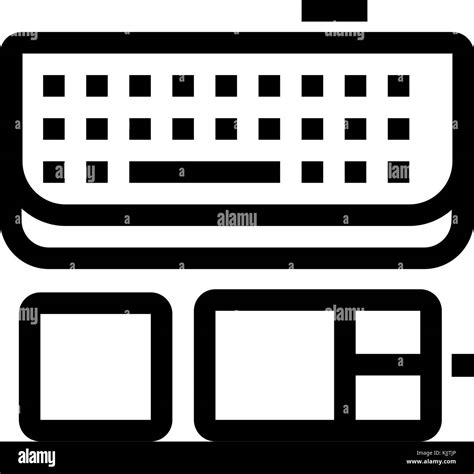 Mouse And Keyboard Icon Stock Vector Image And Art Alamy