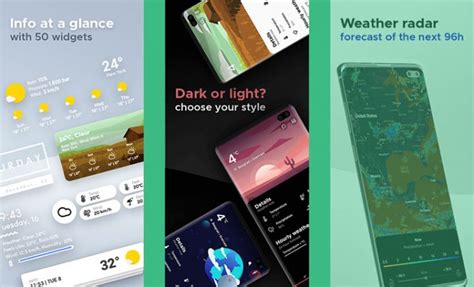 15 Best Free Android Weather Widgets In 2021 Get Android Stuff