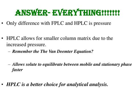 PPT FPLC PowerPoint Presentation Free Download ID 818446