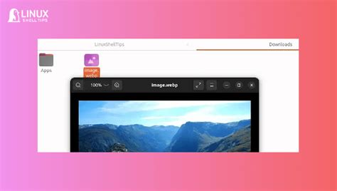 how to view open webp images in linux systems
