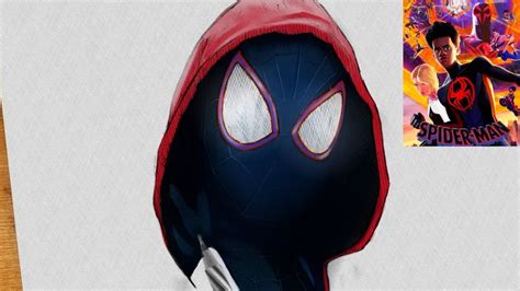 Drawing Miles Morales Spiderman Across The Spider Verse Youtube