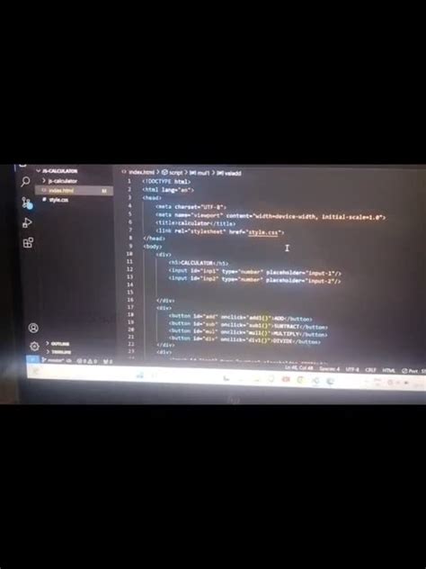 my mini calculation project with html css dom neeraj panchal posted