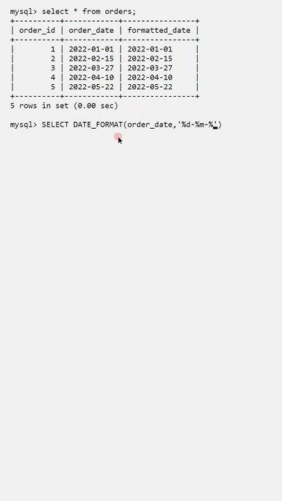 Dateformat Function In Mysql Database Computerscience Coding Mysql