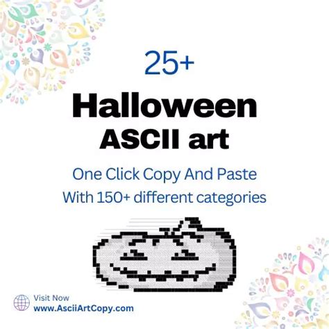 25 Halloween Ascii Art Simple Copy And Paste