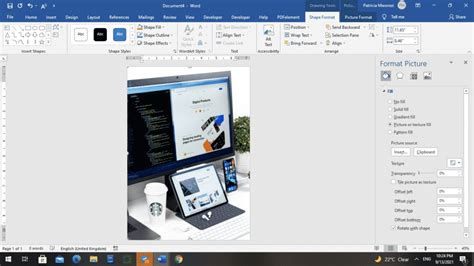 How To Add A Background Image To One Page Of Microsoft Word Documents