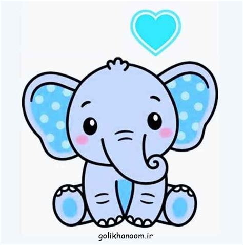 نقاشی فیل کودکانه ” 20 مدل خیلی راحت و سوسکی کپیش کن اینقدر آسونه گلی