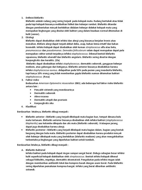 Blefaritis Pdf