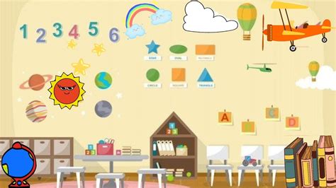 Animated Virtual Classroom Online Background Free Download Green Screen